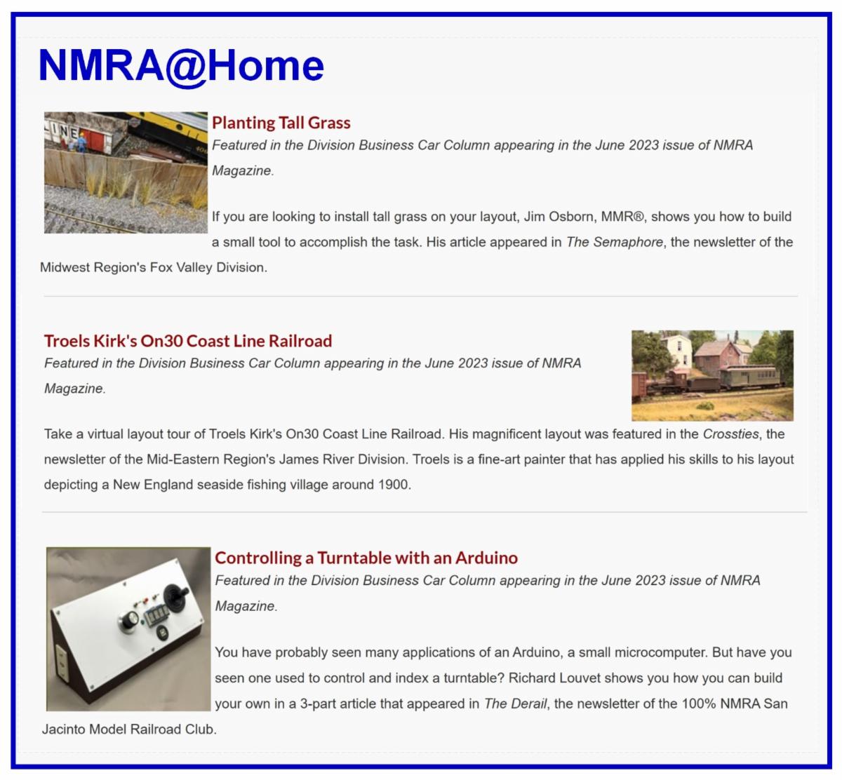 NMRA Turntable - July 2023