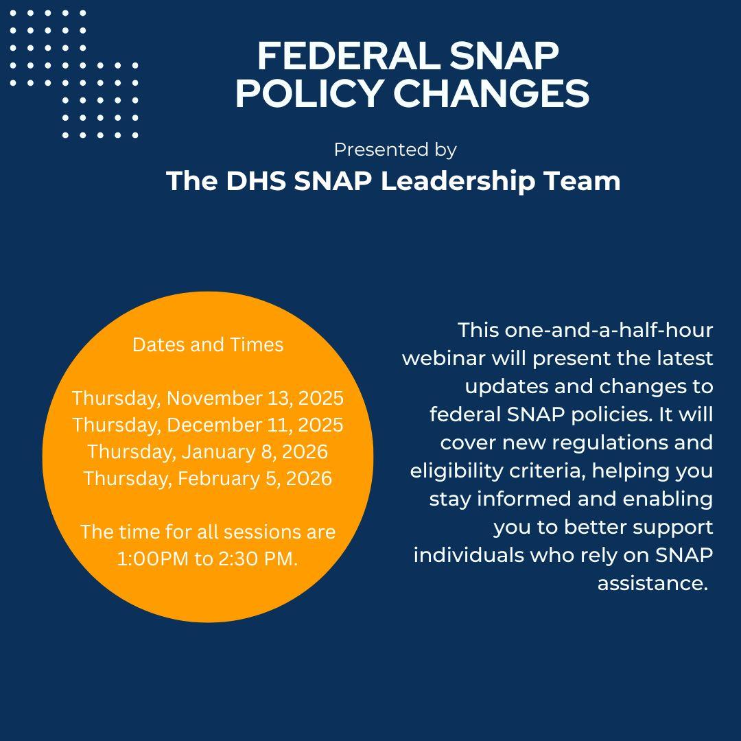 Upcoming Webinar for DHS Community Partners: Staying Informed