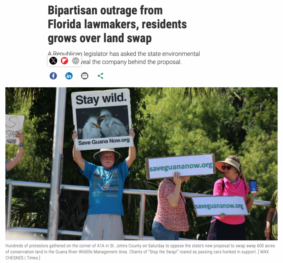 URGENT! Don't let a developer take 600 acres of Guana.