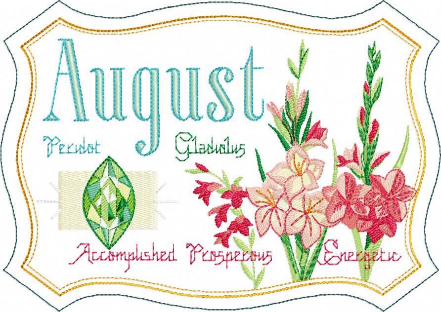 August Birth Month Mug Rugs have arrived!