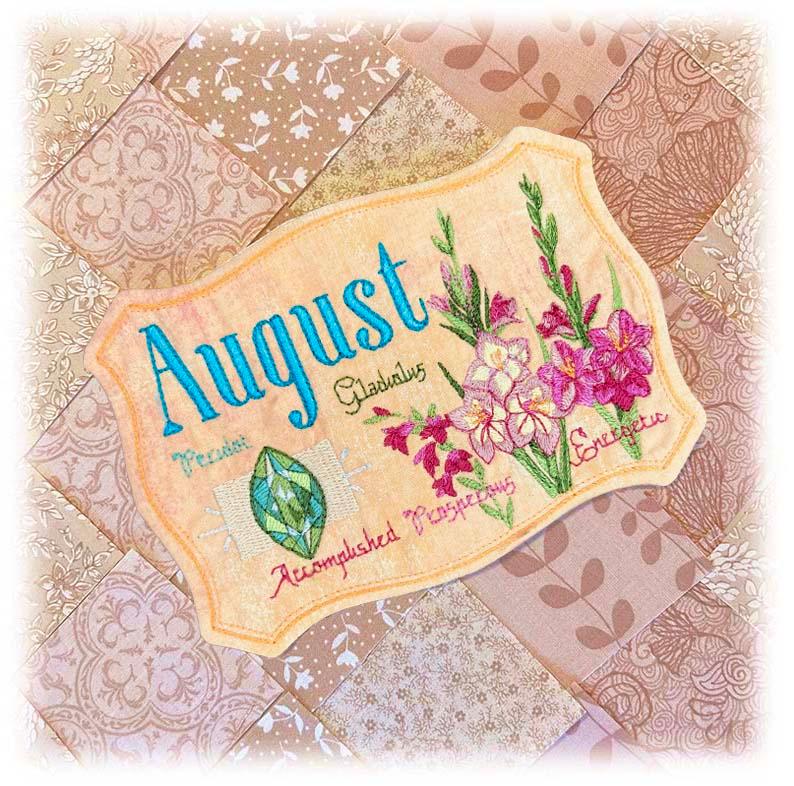 August Birth Month Mug Rugs have arrived!