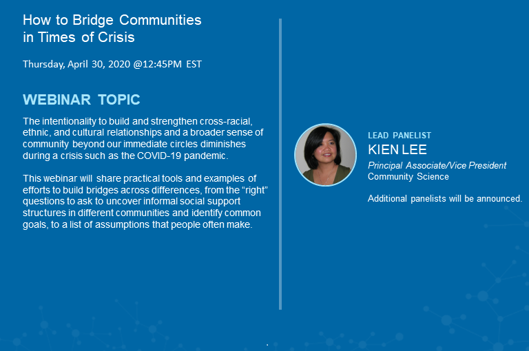 Community Science Webinar Series Announcement