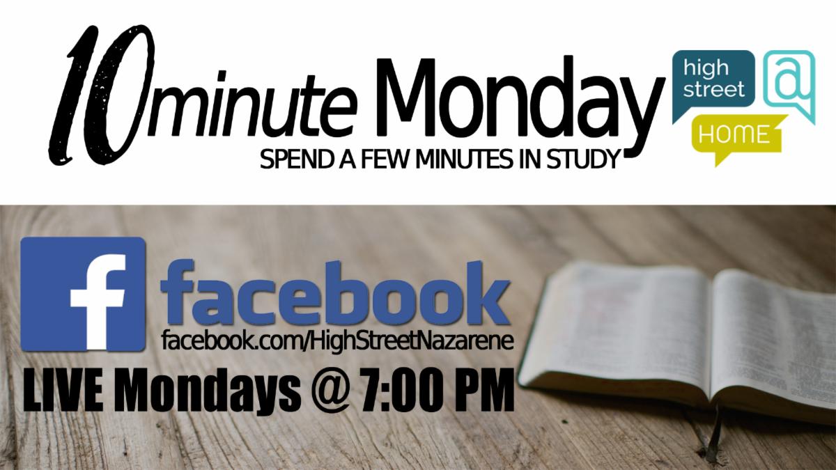 Join us for 10minute Monday!