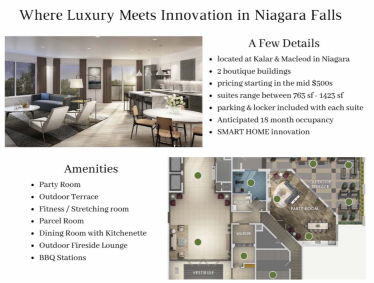Marbella Phase II near Niagara Falls Estimated Completion: March 2024