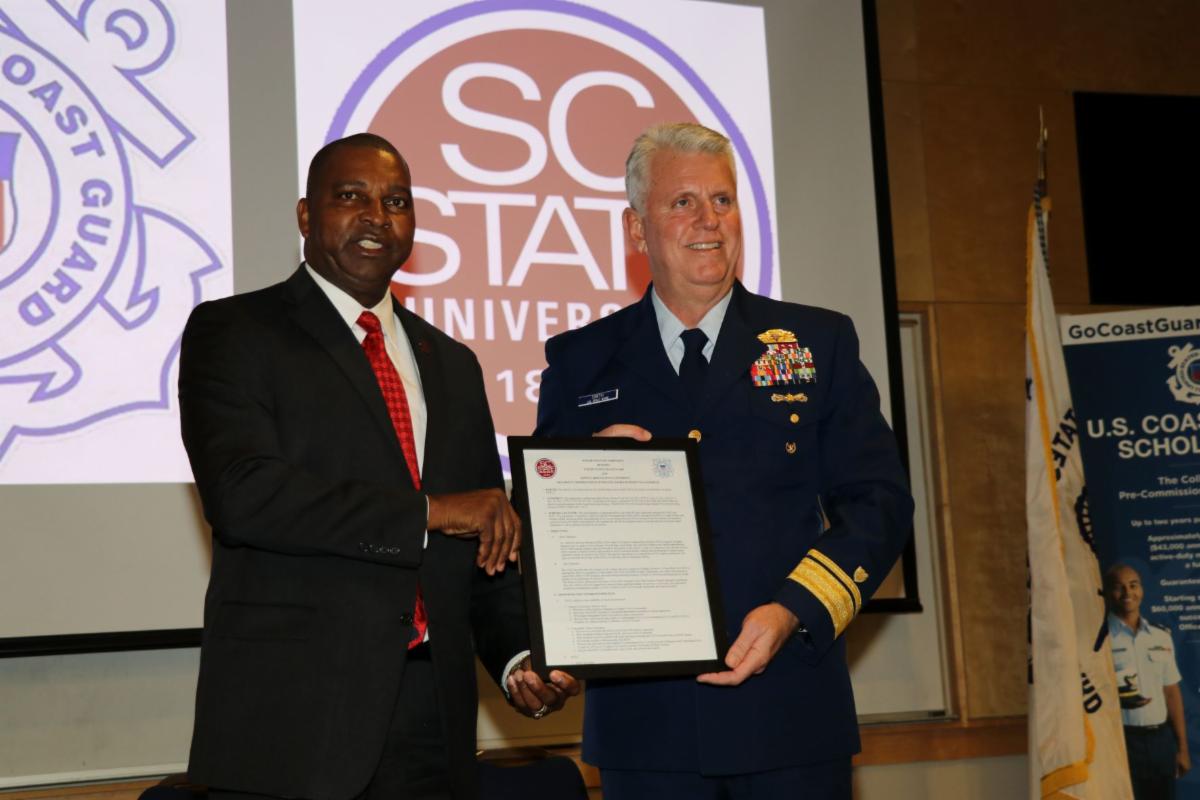 SC State signs Memorandum of Agreement with U.S. Coast Guard
