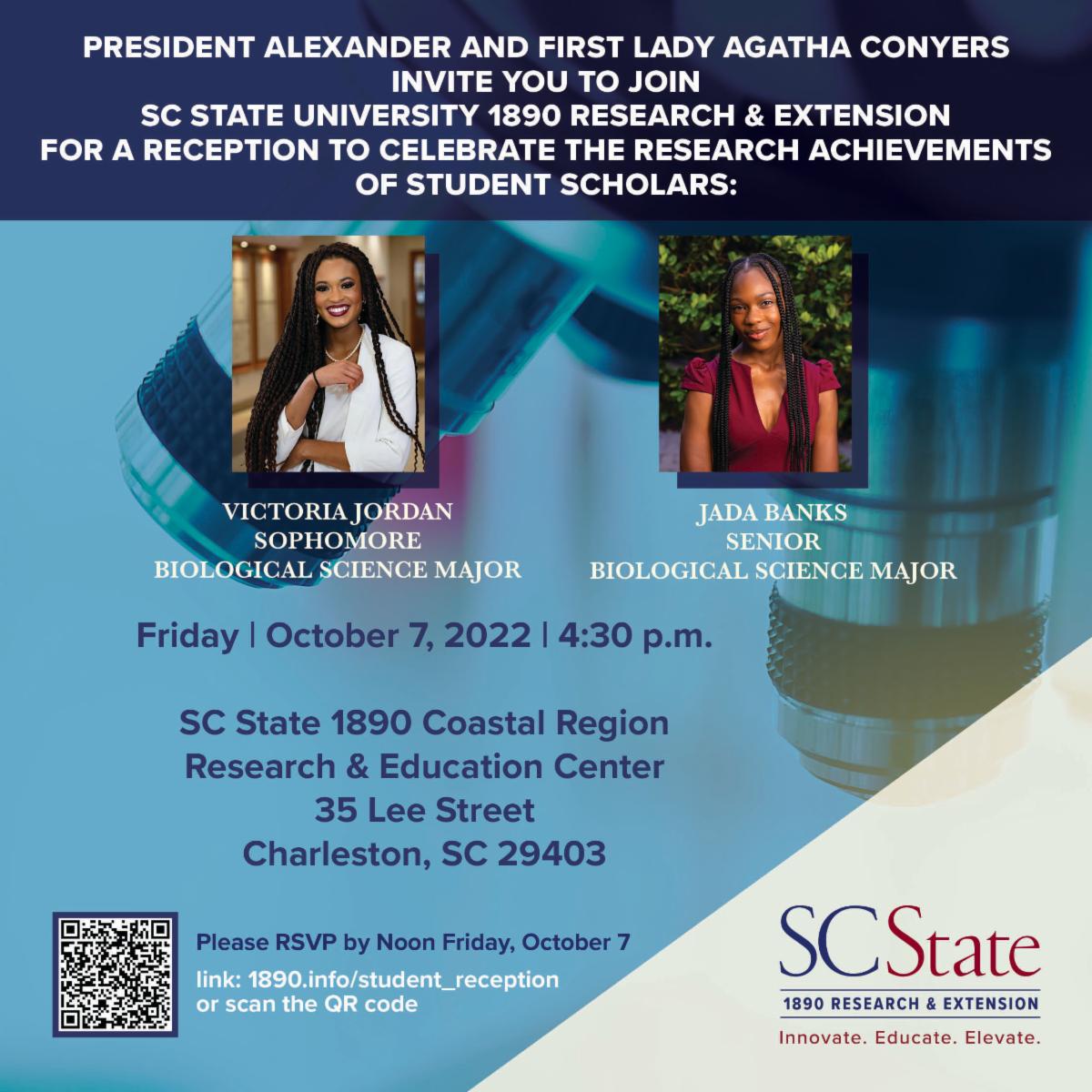 SC State students to present cancer research at Charleston symposium Oct. 7