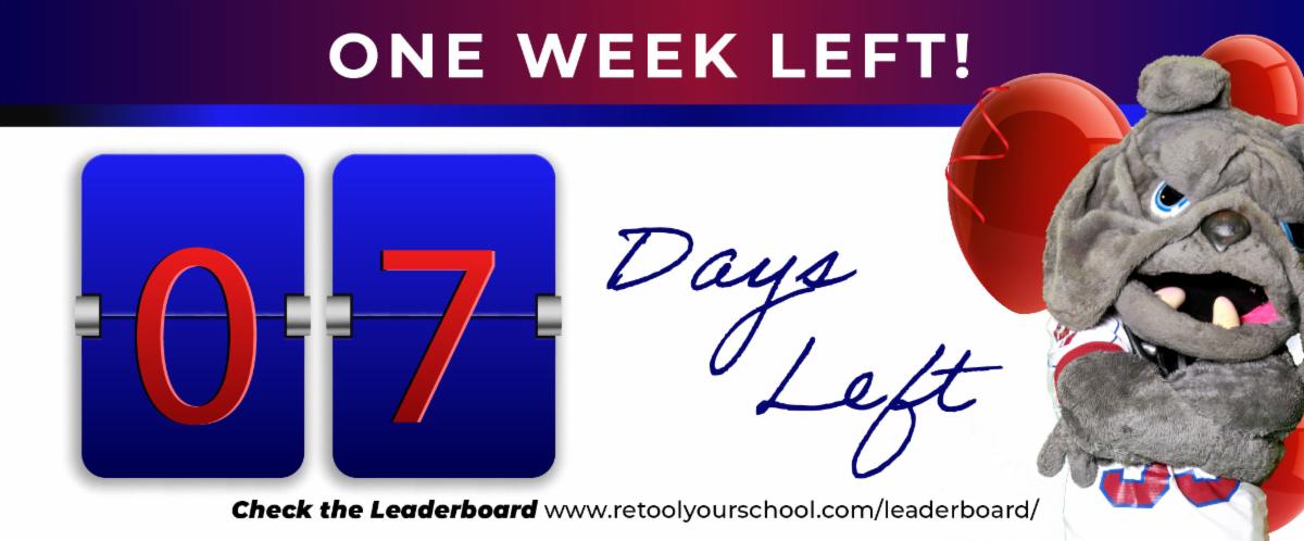 One week left