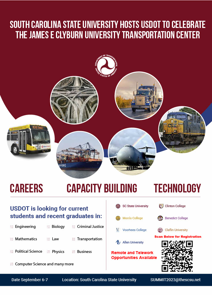 Correction: Register for SC State/USDOT Transportation Summit