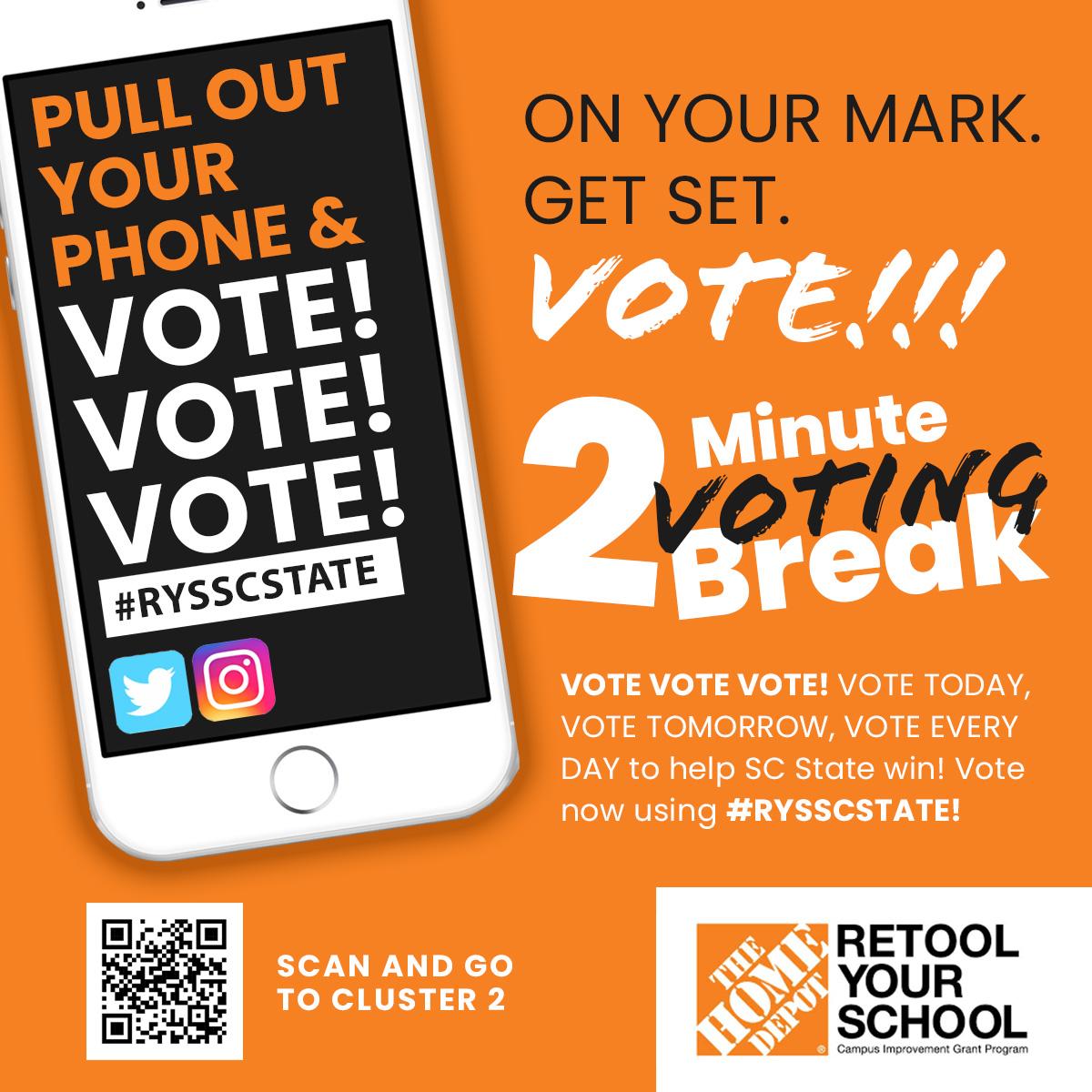 READY. SET. VOTE. Let's Go BULLDOGS!