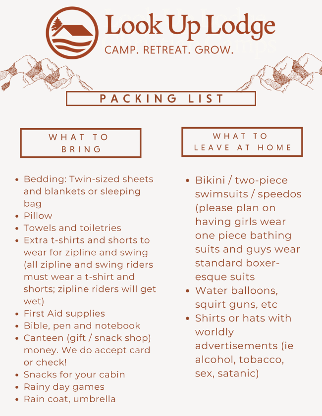 Amplify Summer Camp Reminders