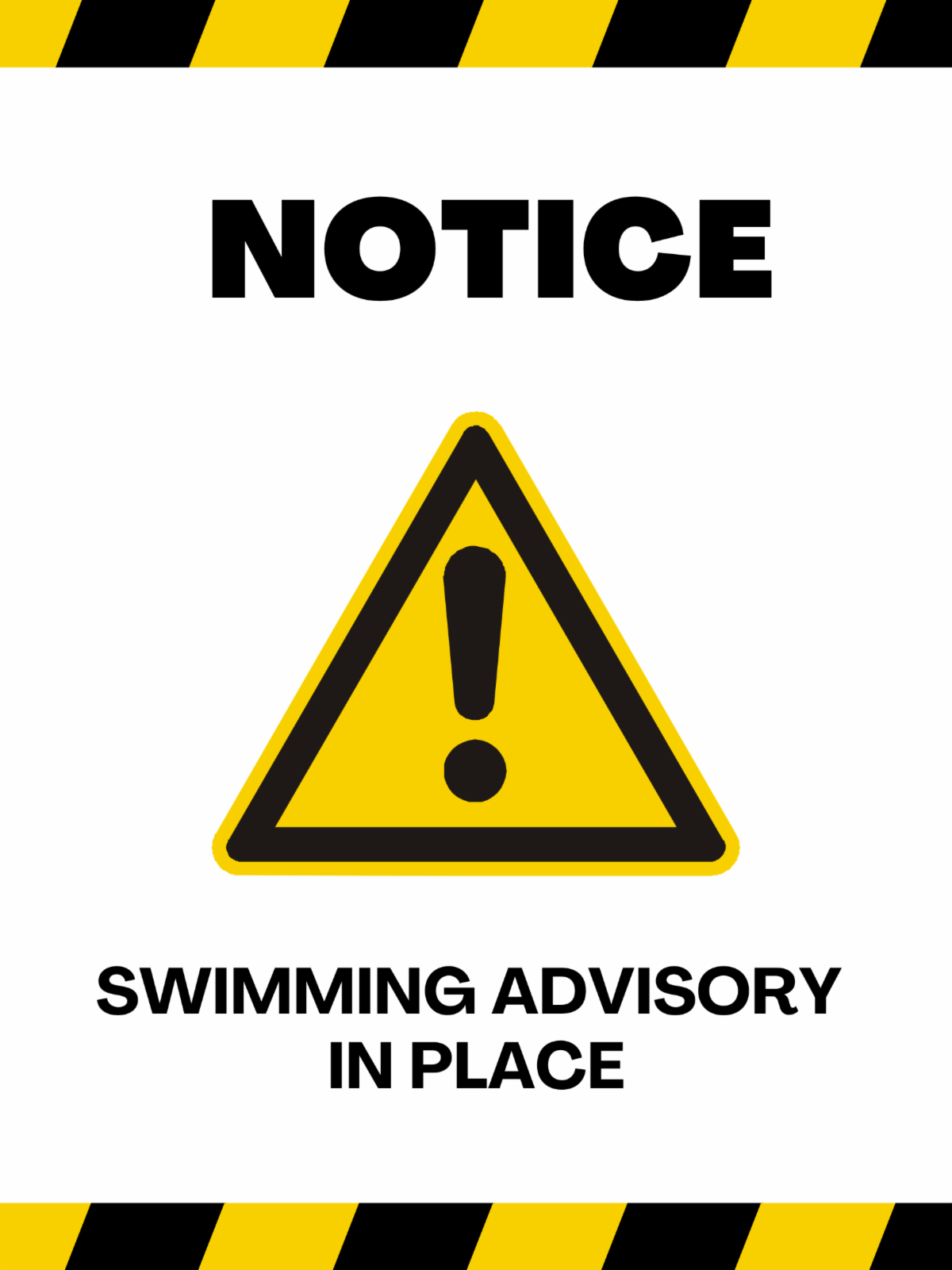 Swimming Advisory - Aquia Creek
