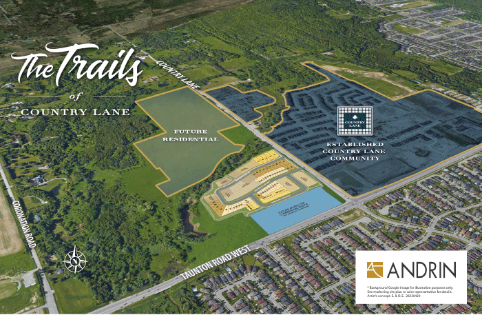 Trails of Country Lane by Andrin Homes in Whitby . Price Starts from ...
