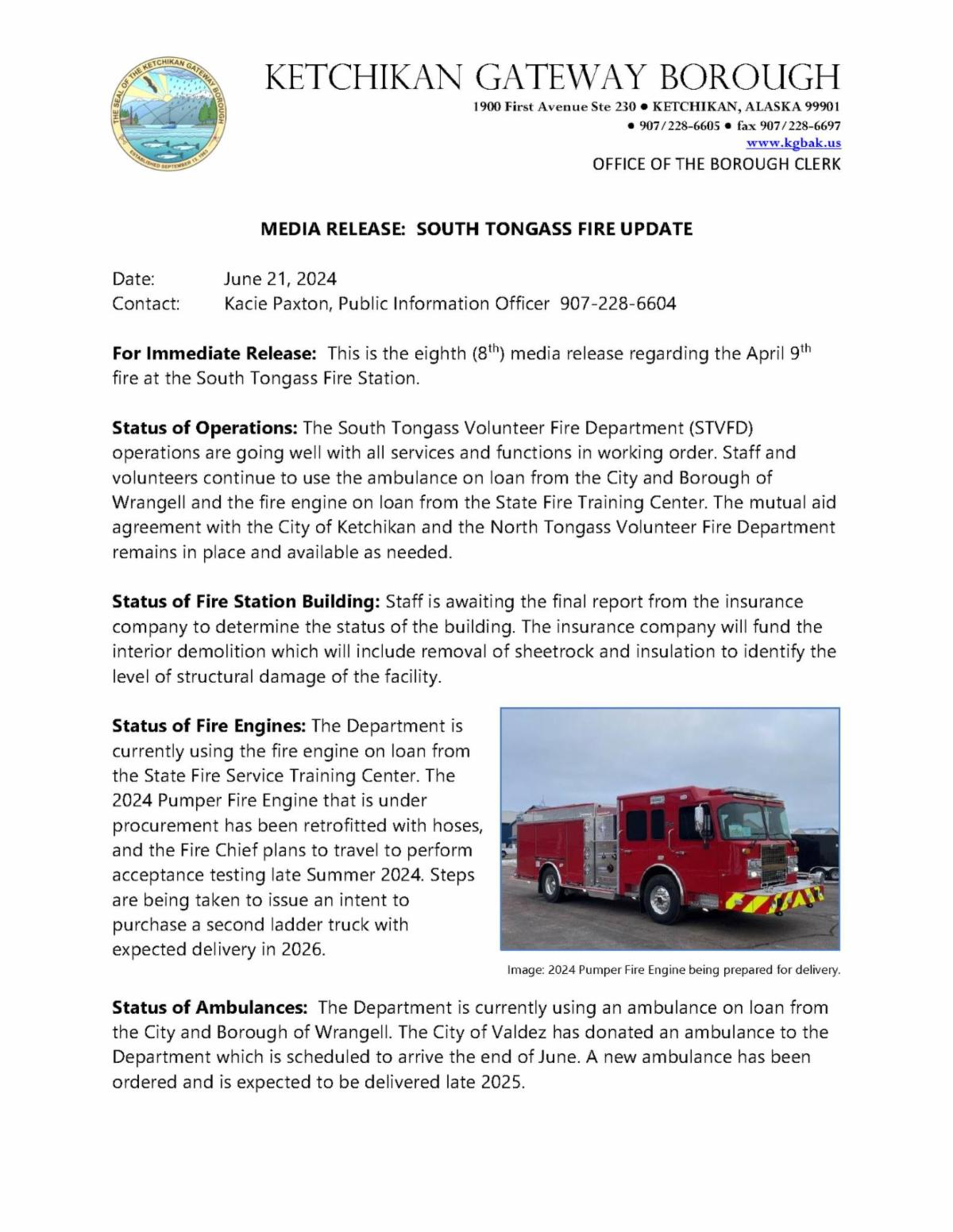 Your Ketchikan Chamber News~Grand Marshal, Susan Stone, Will Still Be ...