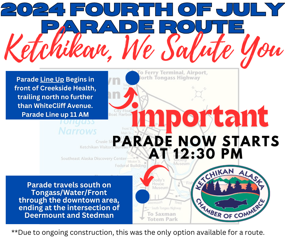 Your Ketchikan Chamber News~Grand Marshal, Susan Stone, Will Still Be ...