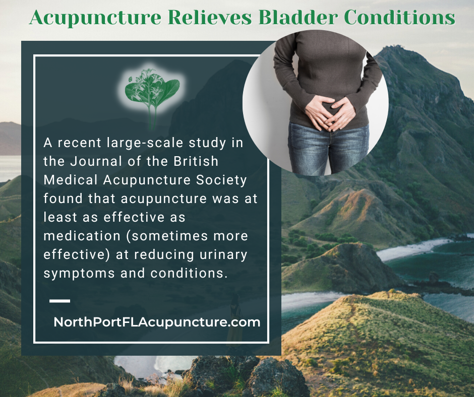 👩‍⚕️ Acupuncture can help relieve painful bladder conditions...