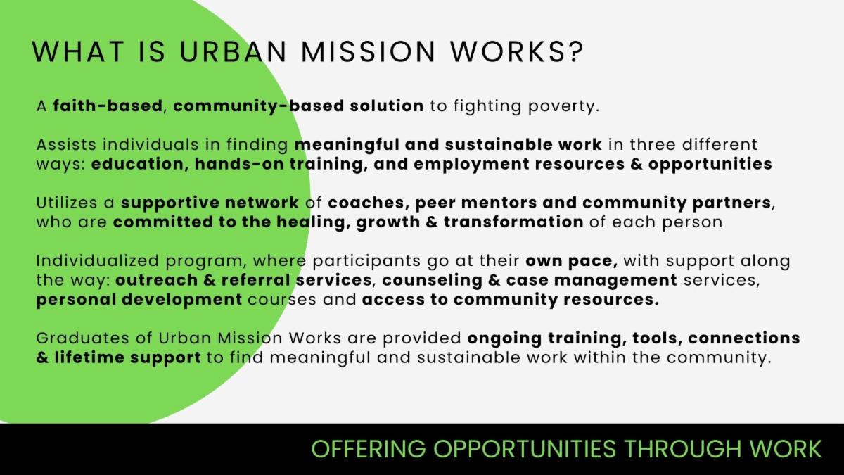 Urban Mission November News
