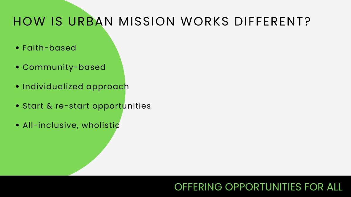 Urban Mission November News
