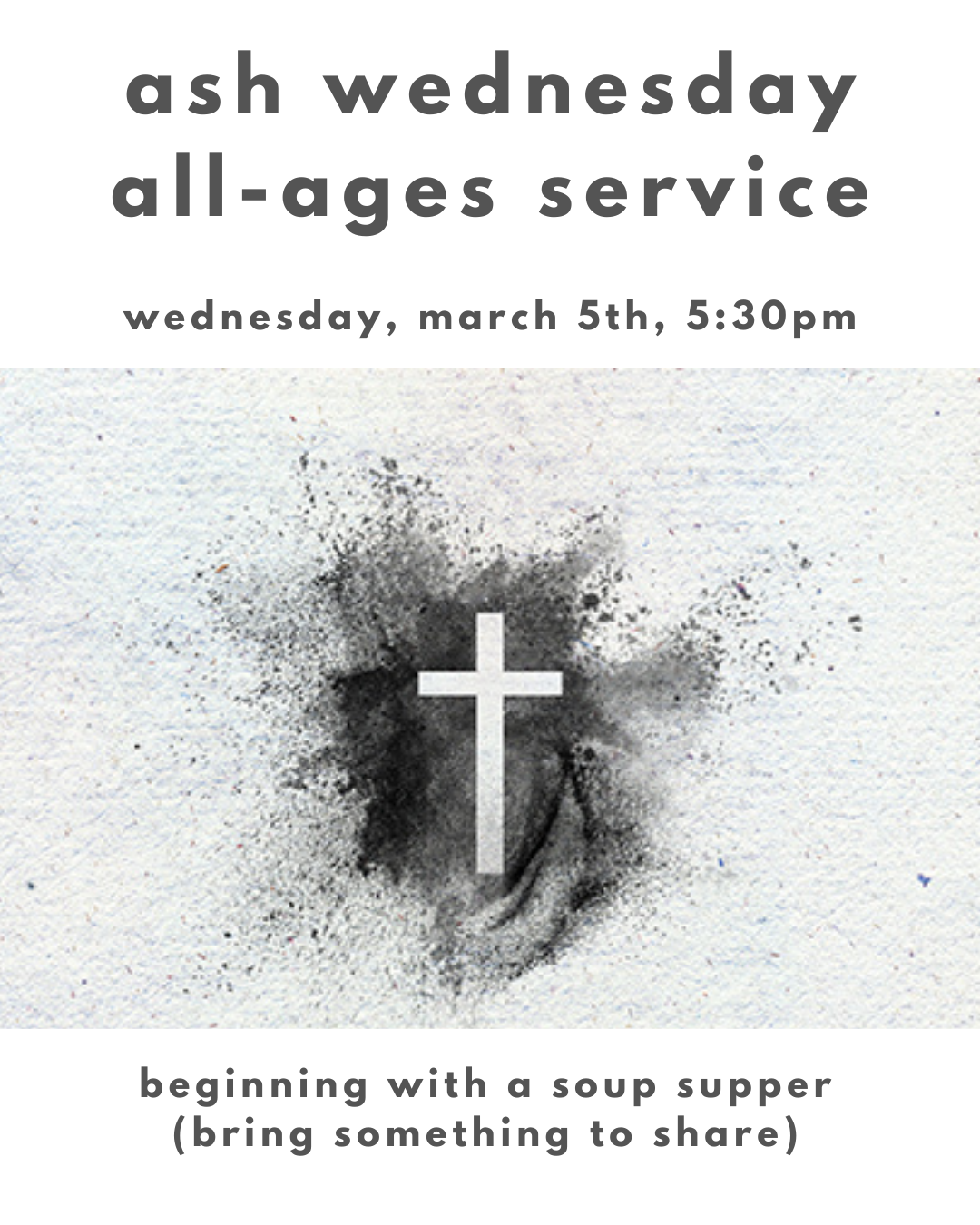 Reminder: Ash Wednesday services today