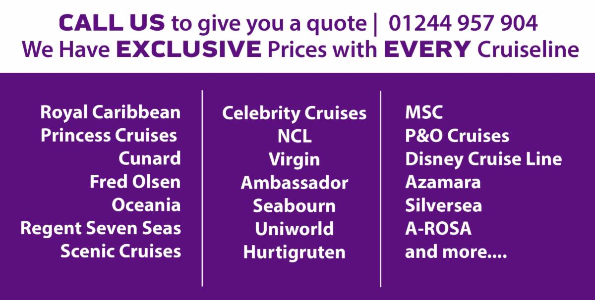 All Inclusive Cruises; LIMITED AVAILABILITY from only £349pp