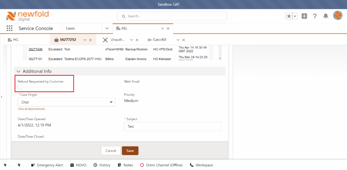 We’re launching a Refund Request Checkbox in Salesforce!