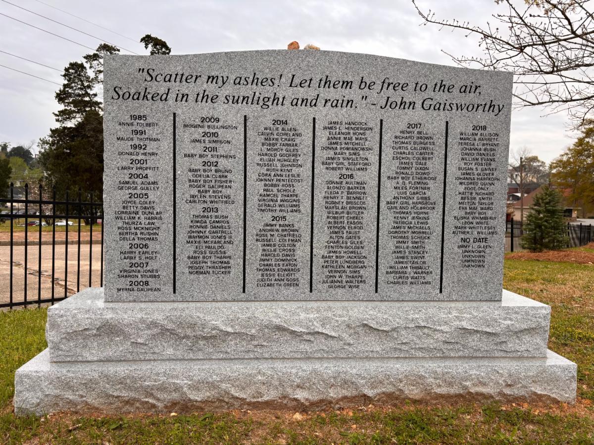 Cremated remains to be placed in final resting place in new Scatter Garden