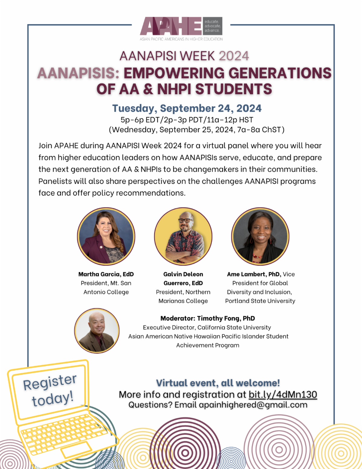 AANAPISI Week Virtual Events 🗓️