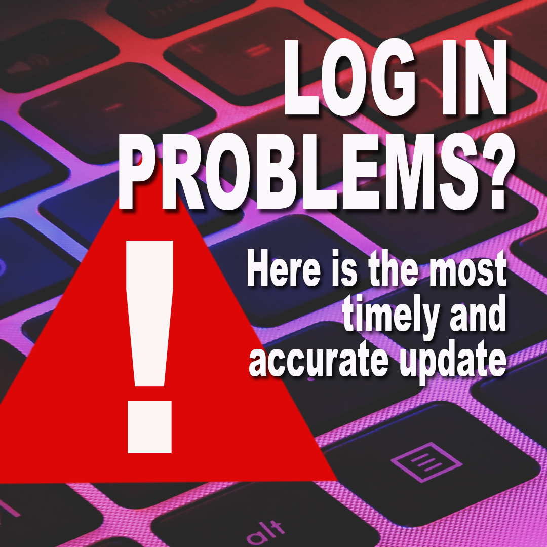Log in problems?