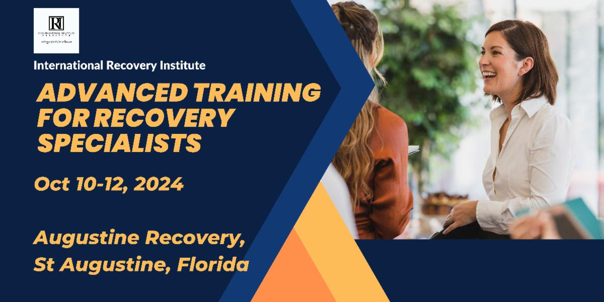 Recovery Specialist Training: 3-Day On-Site (St Augustine)