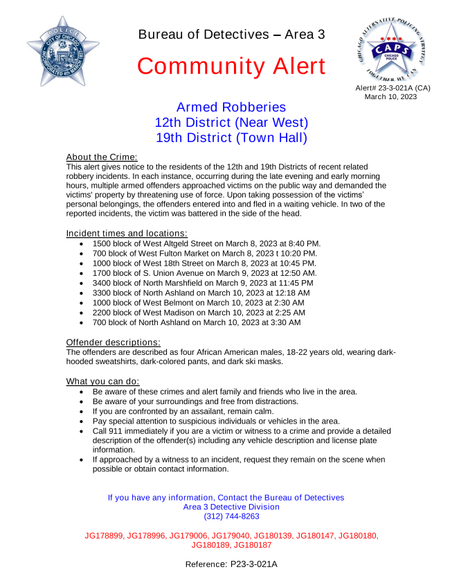Community Safety Events with CPD