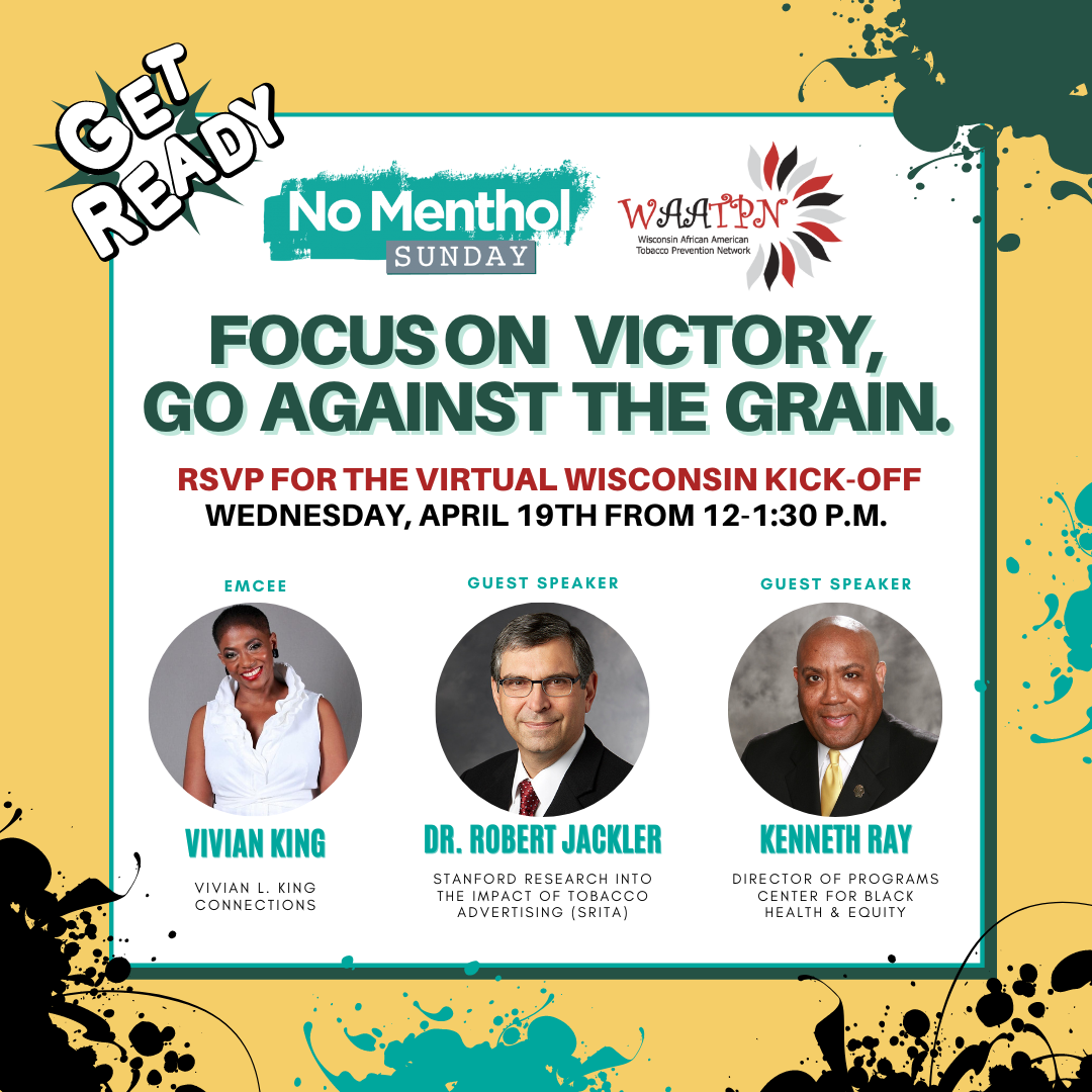 🗓️ Don't Forget to Register for Wisconsin's No Menthol Sunday Kick-Off