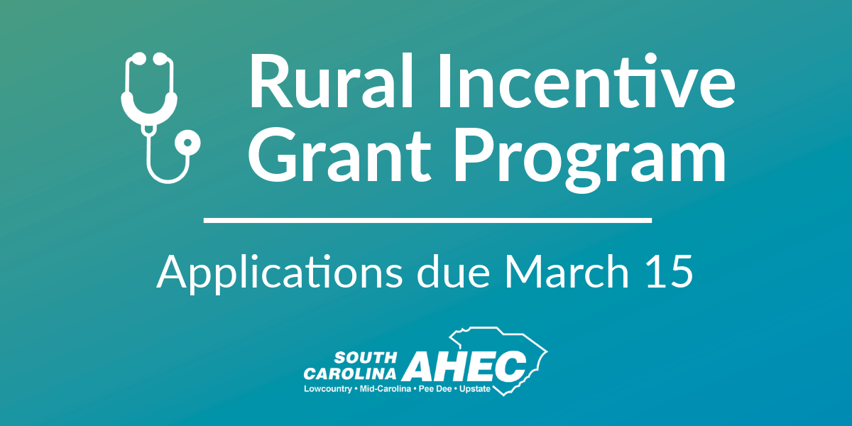 Upcoming Learning Opportunities & Updates from South Carolina AHEC