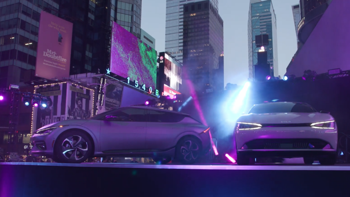 Times Square Debut for All-New KIA EV6