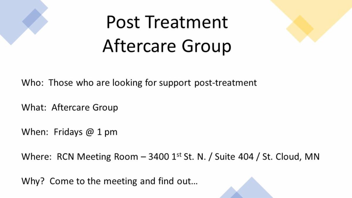 RCN Recovery Newsletter for January 2022