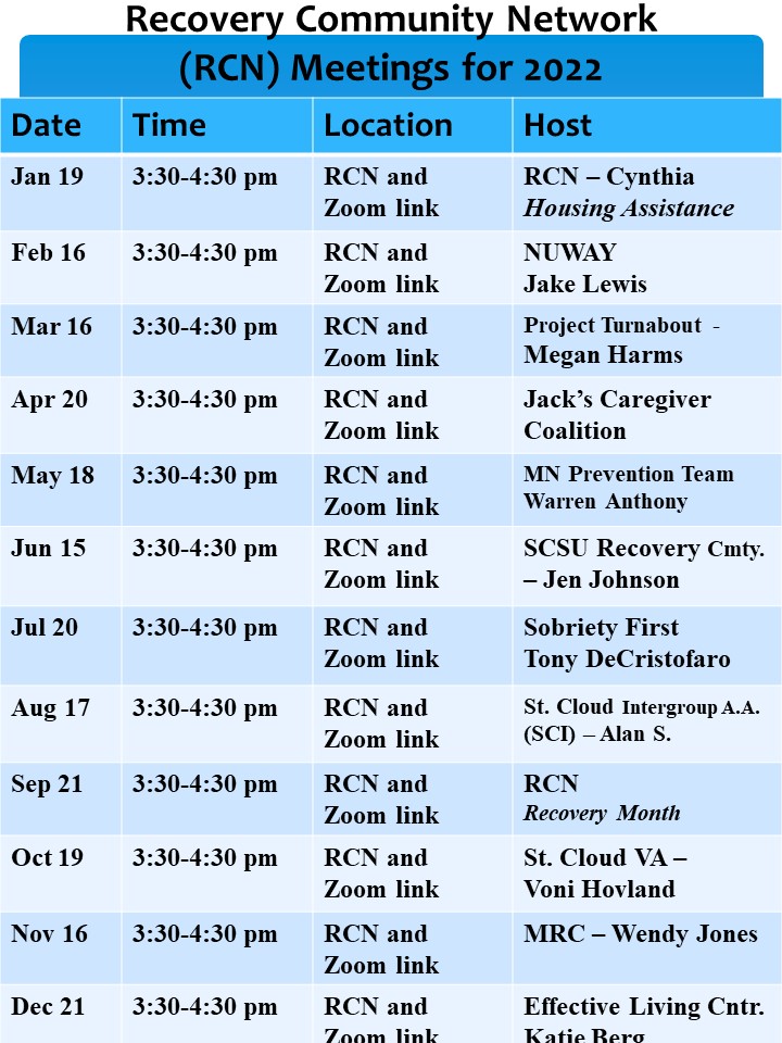 RCN Meeting Reminder