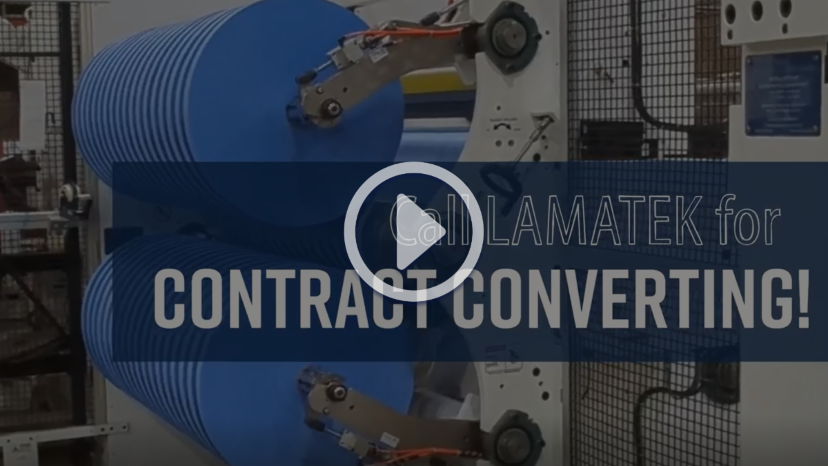 Rewind Slitting Available through LAMATEK
