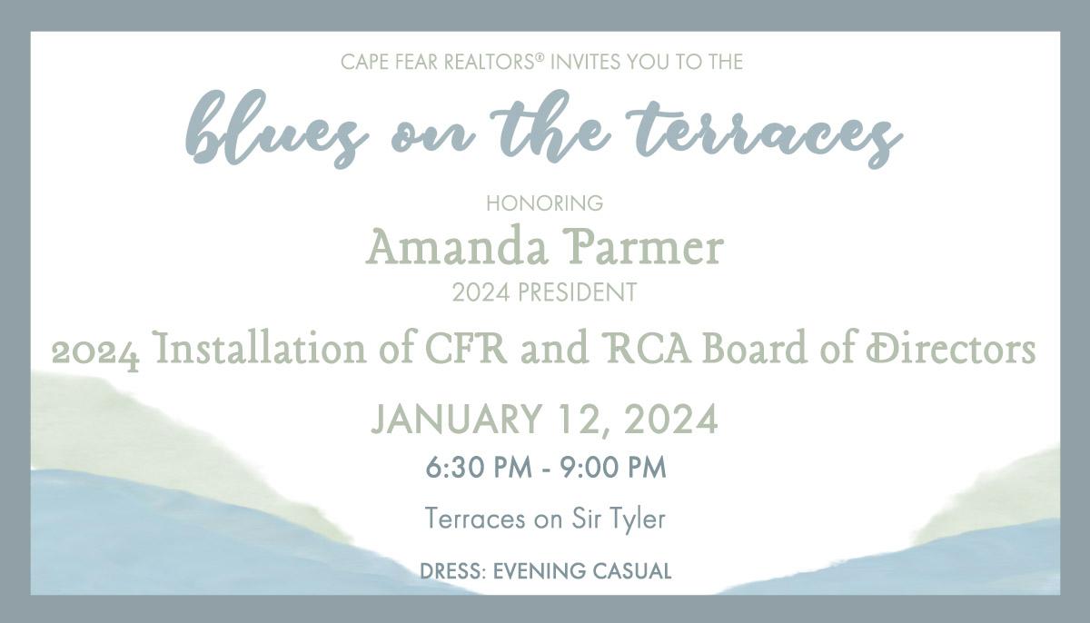Join Us for the 2024 Installation - Blues on the Terraces