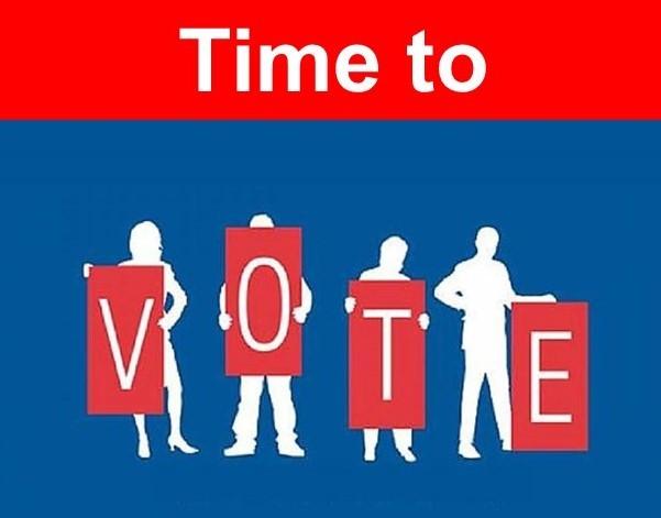 - TIME TO VOTE!