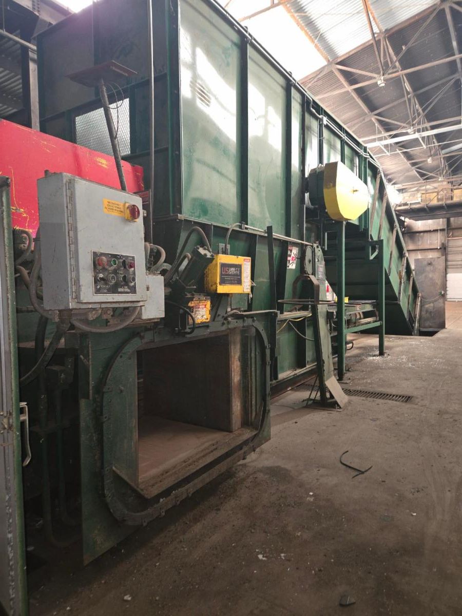 Used Harris HRB Baler/Mayfran Conveyor