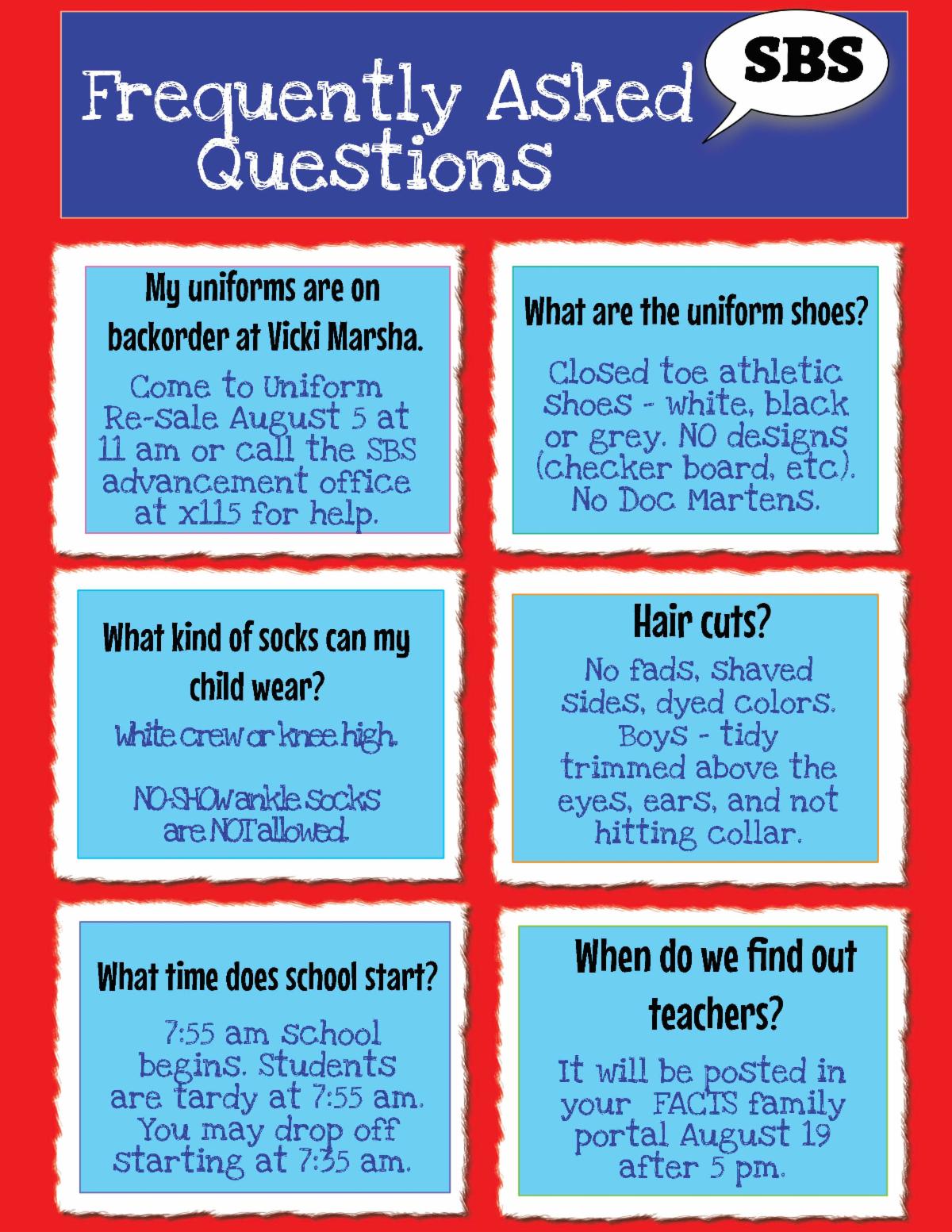 Back to School Events, New Arrival & Dismissal Procedures, and More!