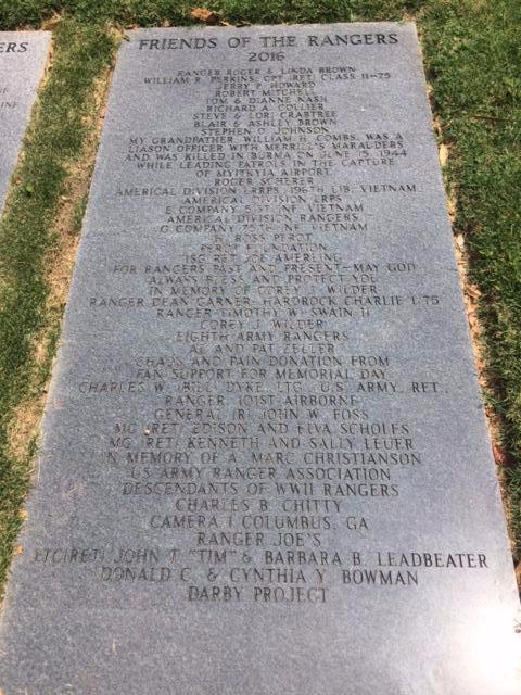 Anet 561: Ranger Memorial Stone Deadline