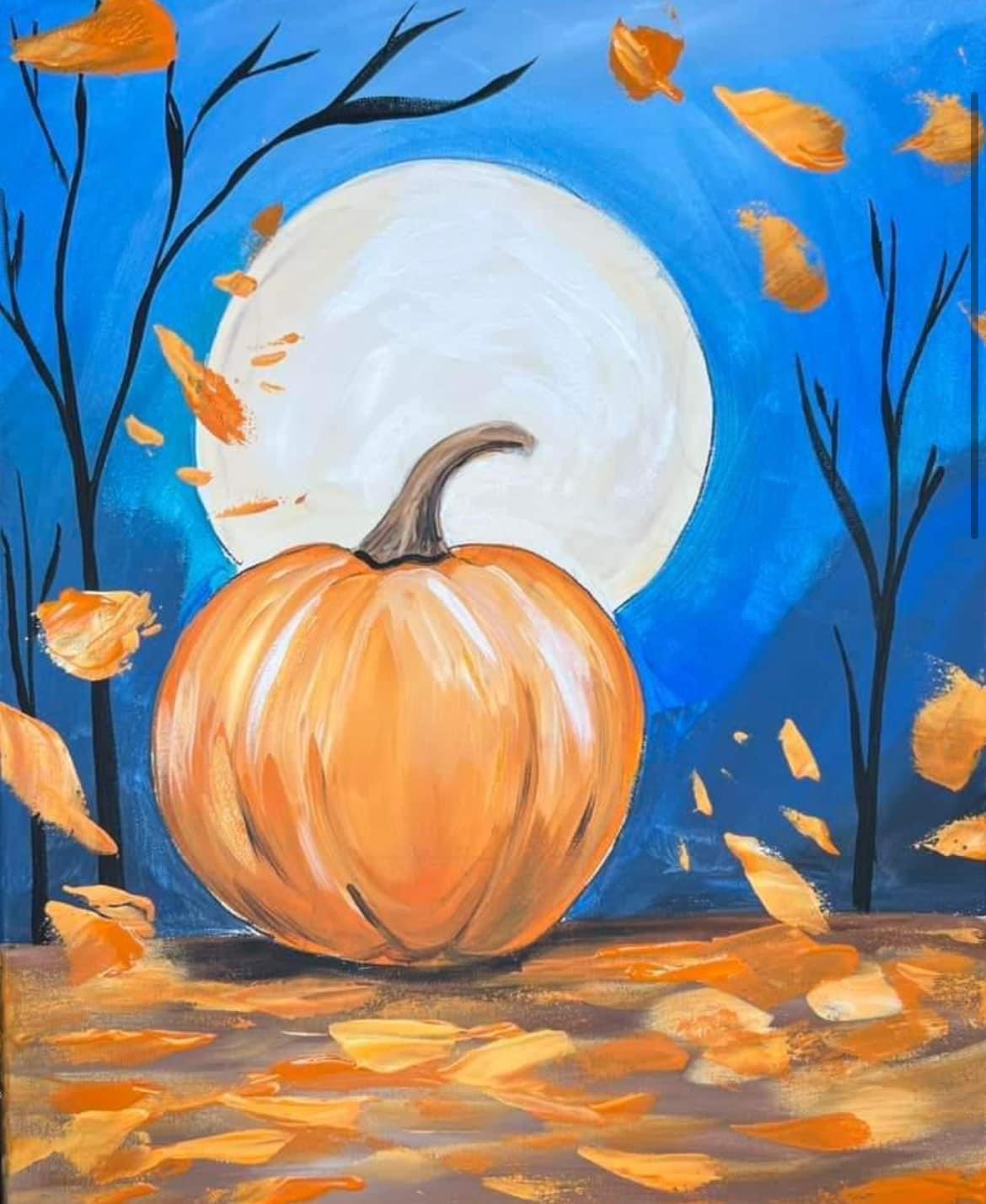 Registration page for October Paint Night