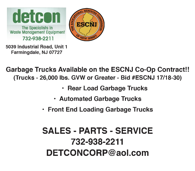 ESCNJ Co-Op: Detcon Garbage Trucks