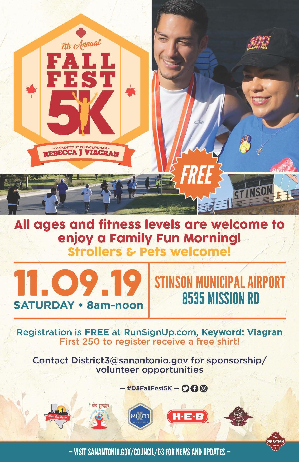 District 3 Weekly News Update - Join us for the FREE Fall Fest 5K THIS ...