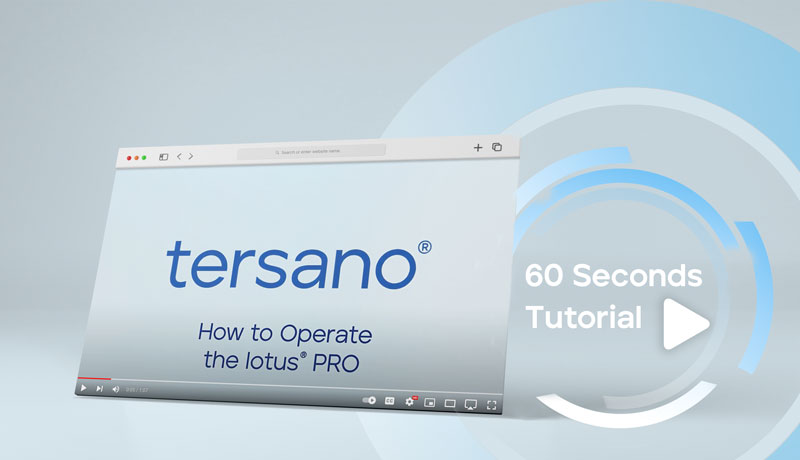 Tersano Tips #270 - ⏲️ 60-Second lotus PRO Tutorial