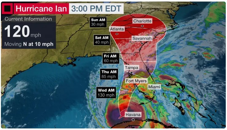 FFE Service Alert - Hurricane Ian