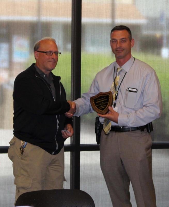 Police Officer Brian Dewitt Retires