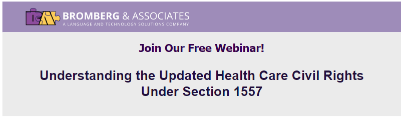 Big Update! Final Rule Under the Affordable Care Act’s Section 1557 is Out.