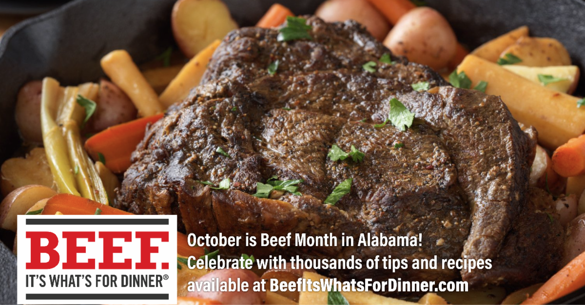 Slice into October, It's Beef Month! | Beef. It's What's For Dinner.