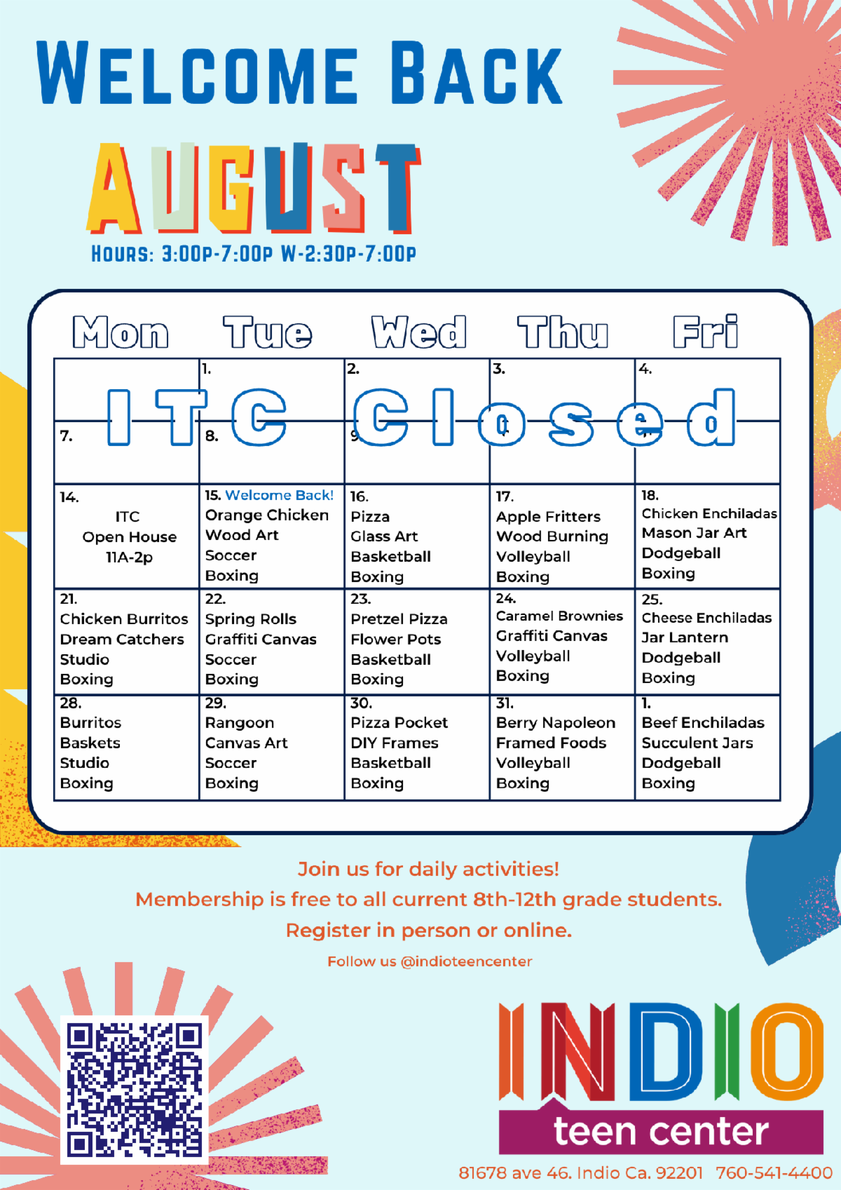 Taking Center Stage This August!