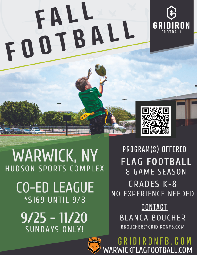 Gridiron Bergen Flag Football Refer A Friend Program